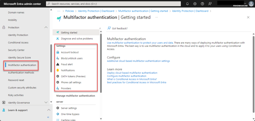 Multi-Factor Authentication (MFA) with Microsoft Entra ID: Best ...